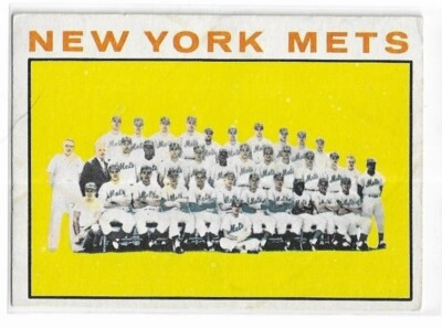 METS TEAM CARD 1964 Topps Baseball card #27 New York Mets EX-/VG+ | eBay