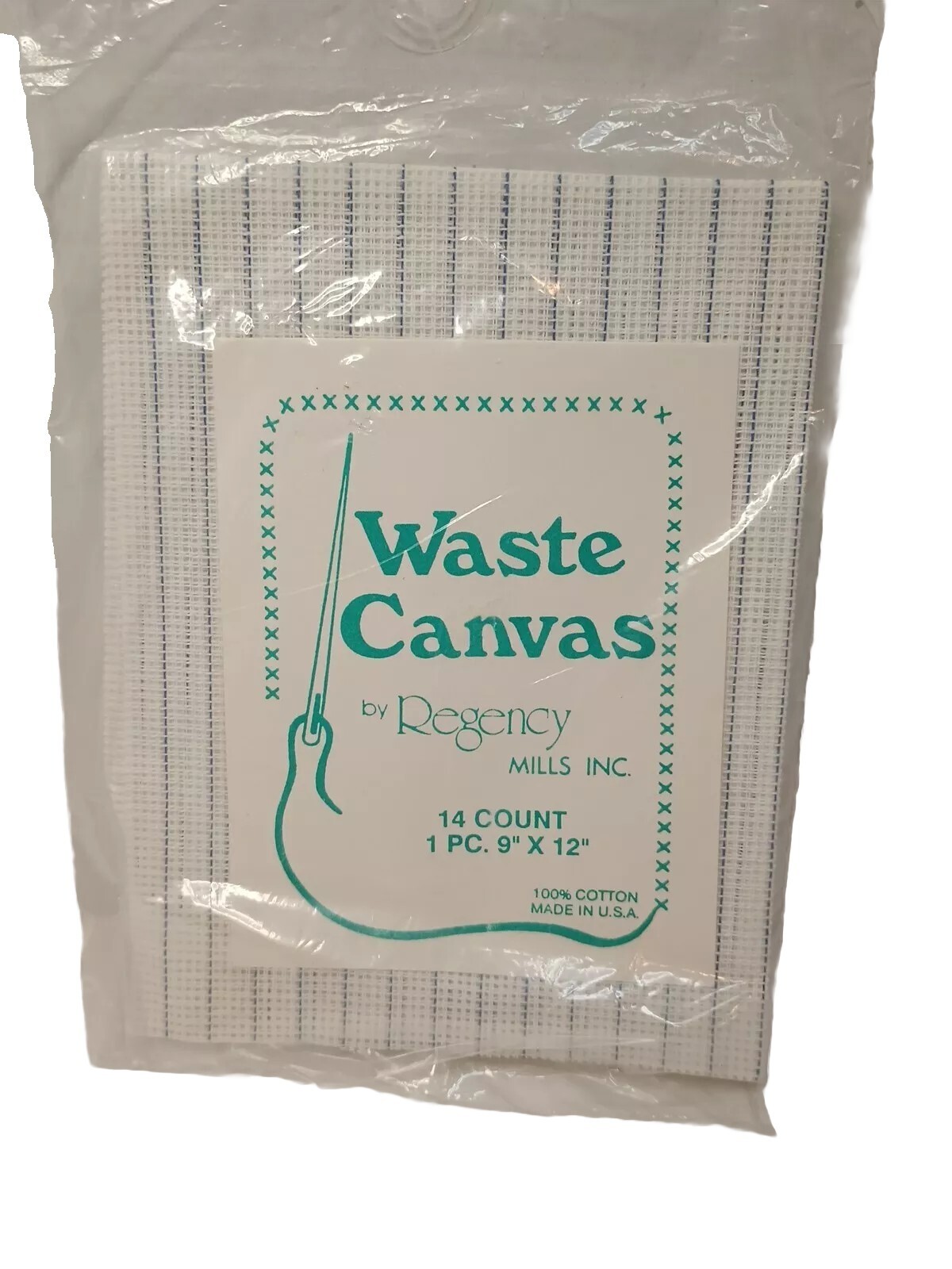 Regency Waste Canvas 14 Count 9 X 12 inch Cross Stitch Cloth White | eBay