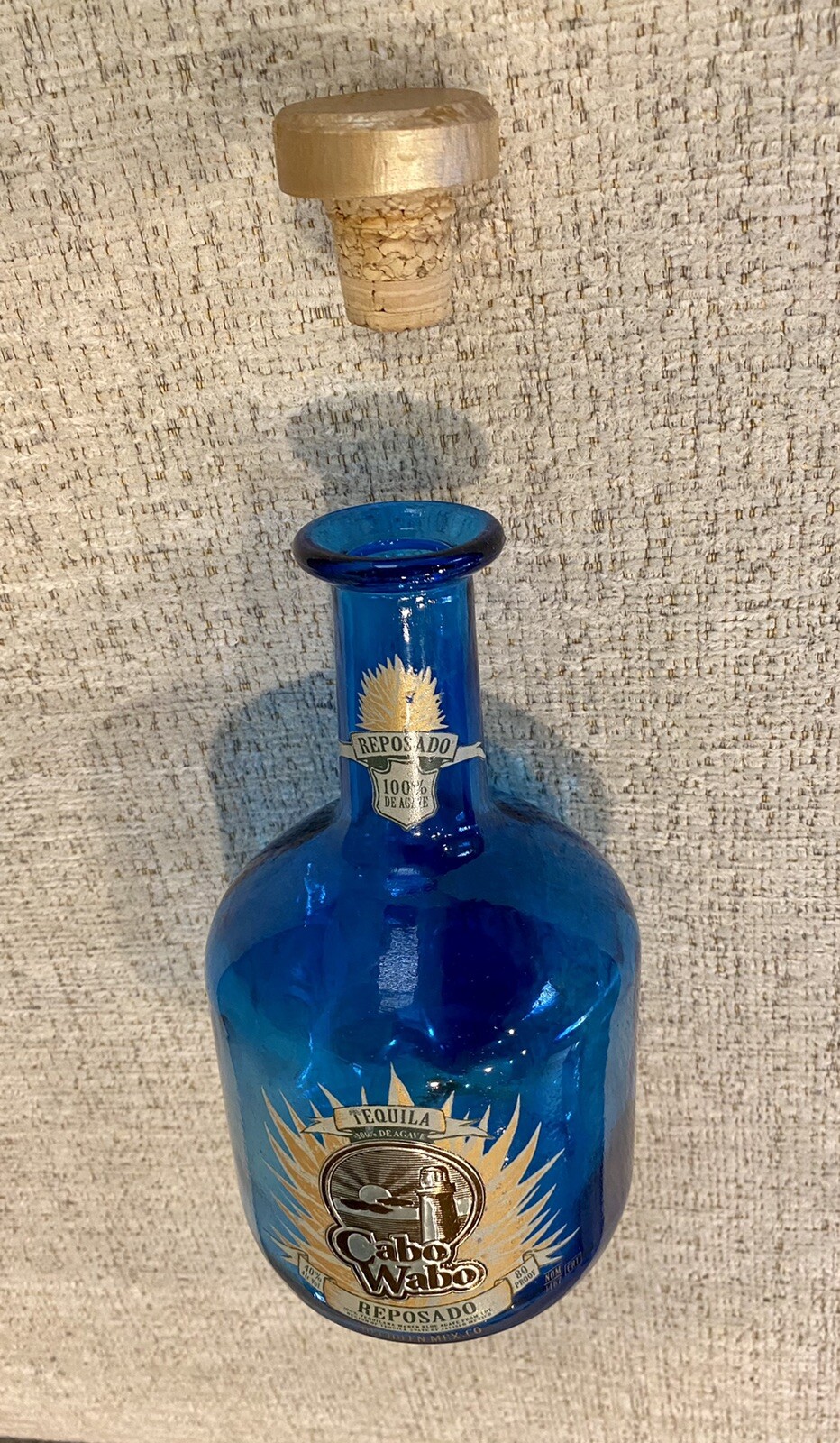 SAMMY HAGAR CABO WABO TEQUILA BOTTLE RARE empty Hand Blown Cabo Uno | eBay