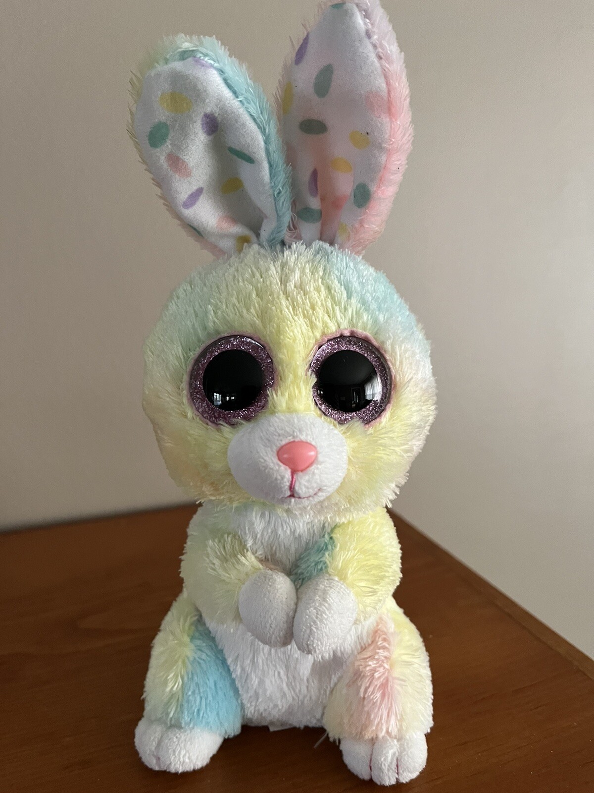 TySilk Bubby Bunny Rabbit Plush Toy Beanie Boos Cute Easter Bunny ...