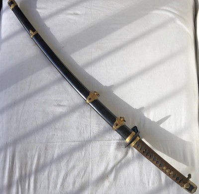 World War II Imperial Japanese Navy Type 97 Kai-gunto Sword Exterior ...