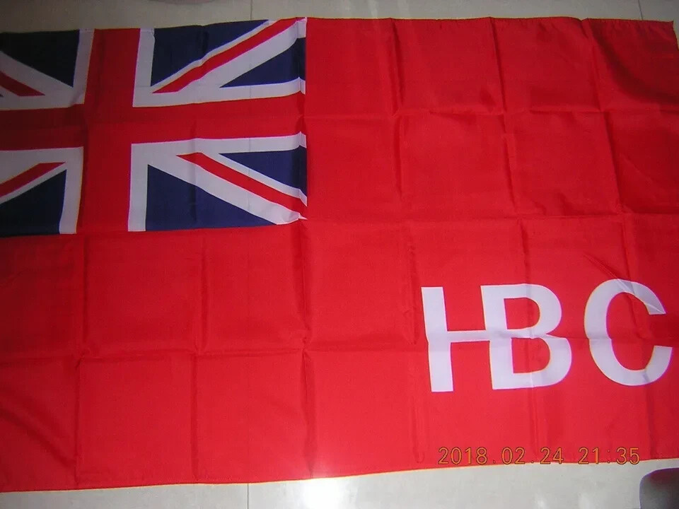 British Empire Flag Flag of the Hudson's Bay Company HBC Canada Red ...