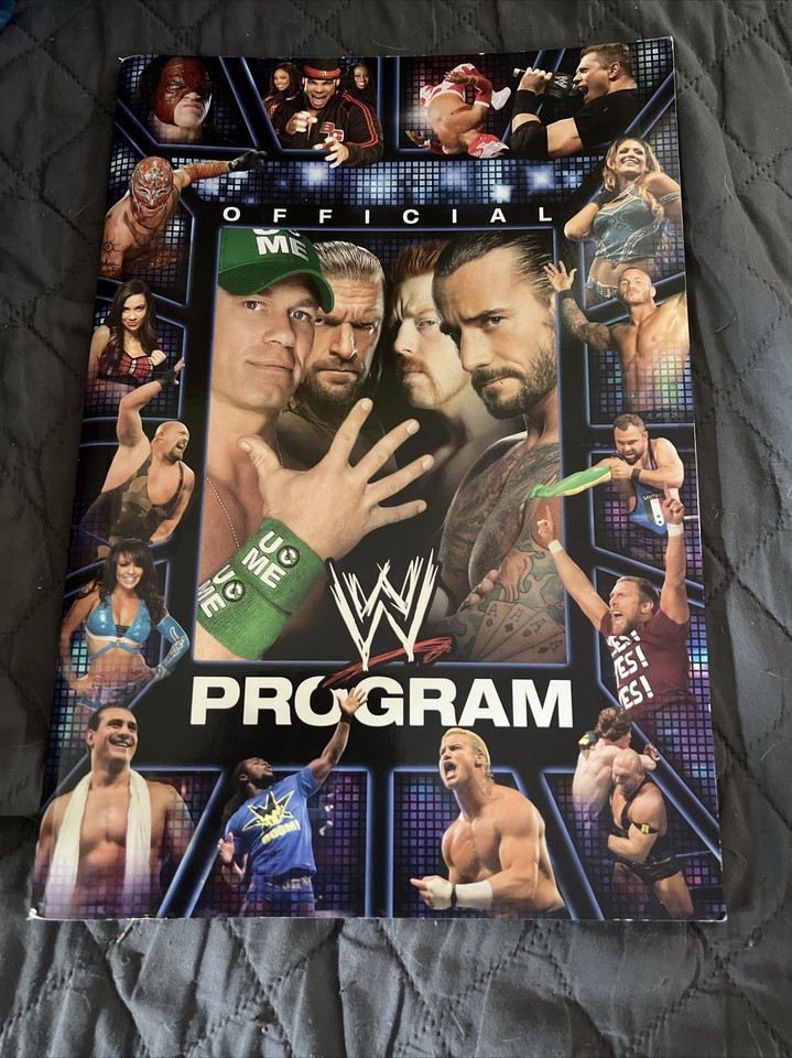 WWE official souvenir program 2006, 2007, 2010, 2012 | eBay