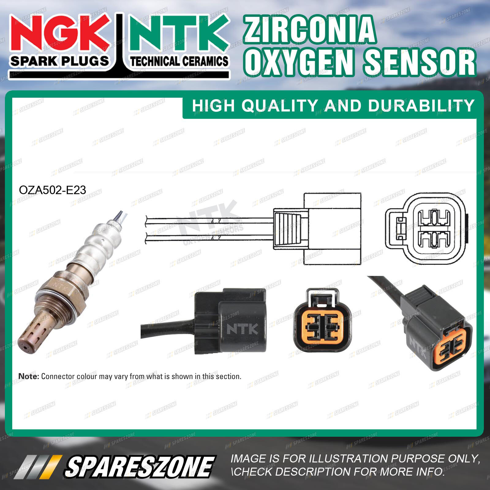 NTK Zirconia Oxygen Sensor Pre-Cat for Mitsubish Triton MH 6G72 3.0L V6 ...