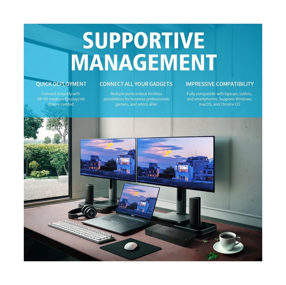 Dell WD22TB4 Docking Station, Performance Thunderbolt 4 Dock WD22TB4 ...