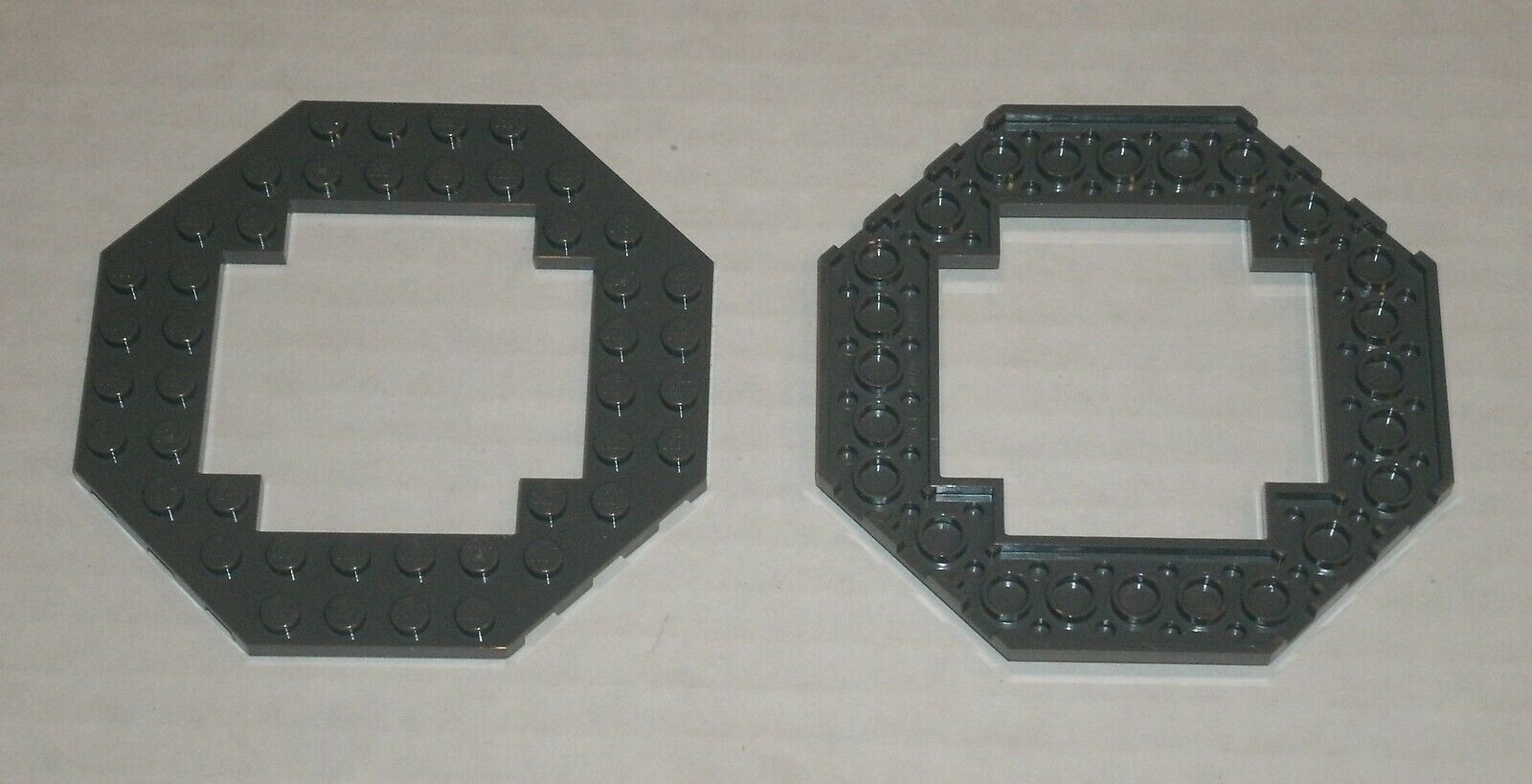 LEGO NEW 10x10 Dark Stone Grey Plate Open Center (2x) 4296512 Brick ...