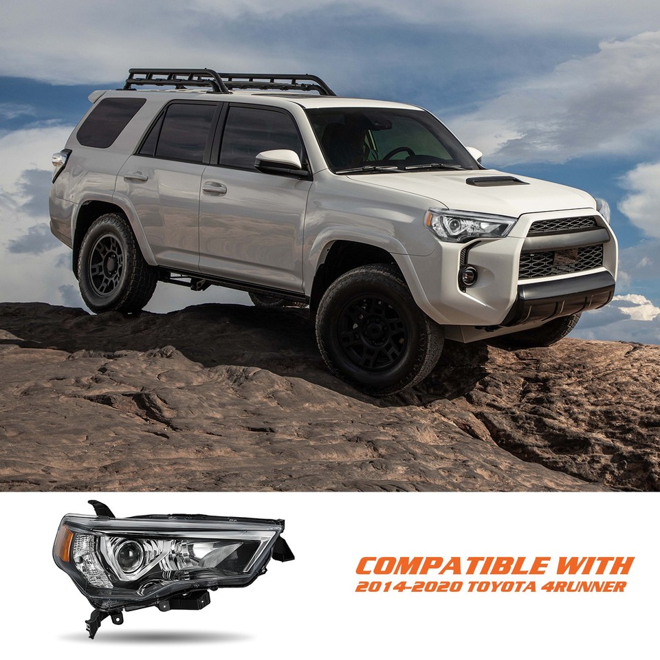 Passenger Side For 2014-2020 Toyota 4Runner 4Dr RH Headlight Assembly ...