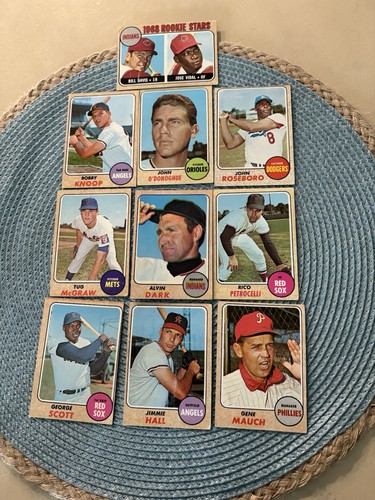 1968 Topps Baseball Lot - 10 cards | eBay
