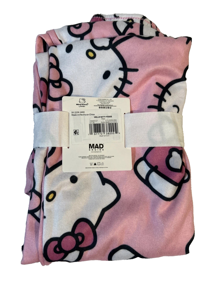 SOFT Hello Kitty Pink Pajama Sleep Lounge Pants Pockets 3XL 22w-24w ...