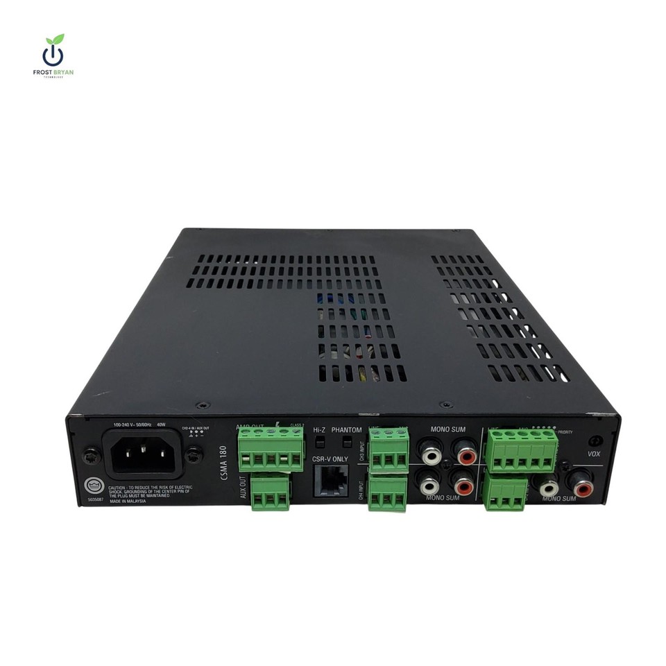 JBL CSMA 180 Commercial DriveCore Mixer Amplifier 80W Pro Audio Grade C ...