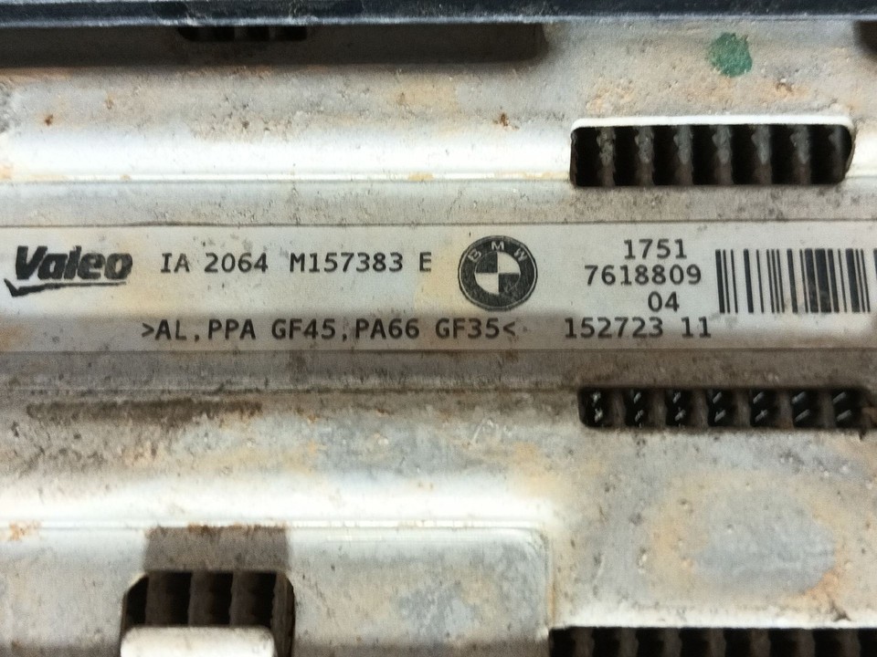 17517618809 INTERCOOLER / M157383E / 1884573 PER BMW 1 F20 118 I | eBay