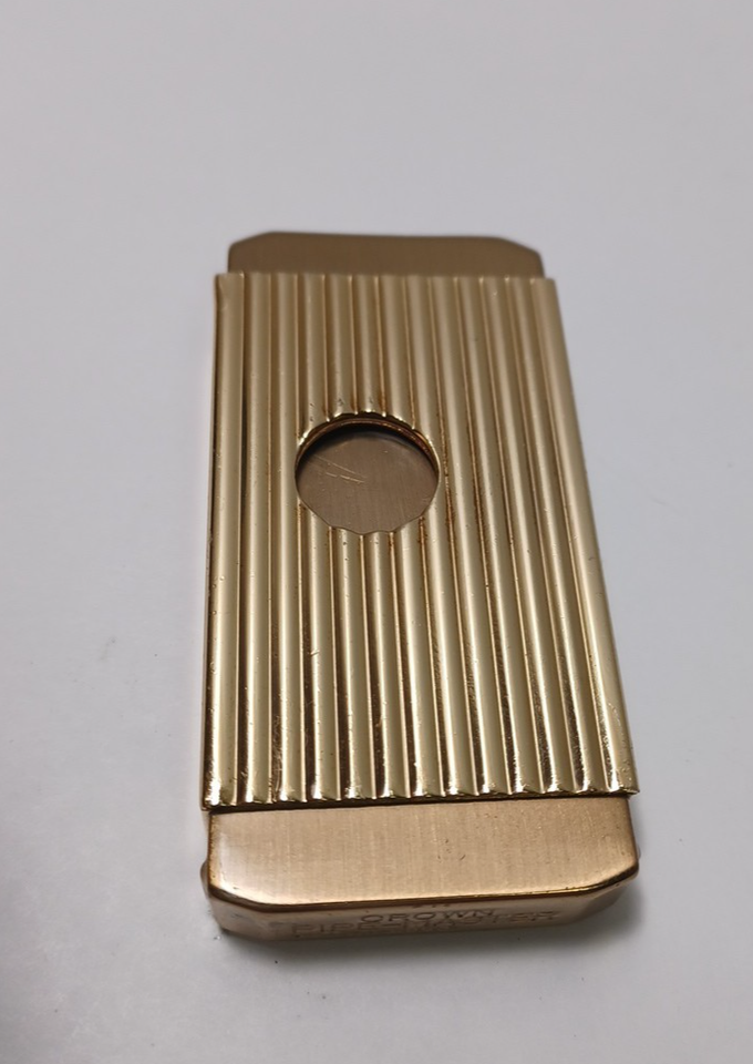 Crown Pipe-Master Gold Tone Unfired Squeezer Pocket Lighter JGBx26 | eBay