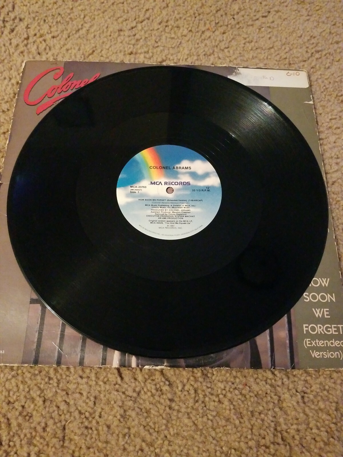 Colonel Abrams How Soon We Forget Lp | eBay