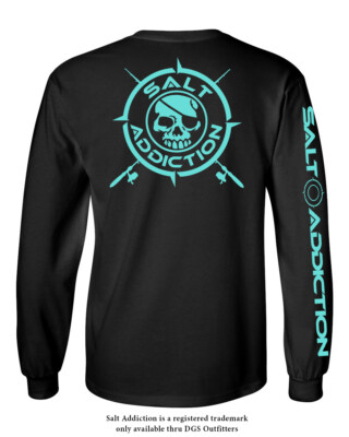 Salt Addiction t shirt long sleeve fishing apparel saltwater Offshore ...