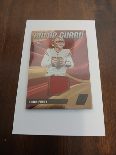 2023 Panini Zenith Brock Purdy Color Guard Jersey Patch #CG-5 49ers 2nd ...