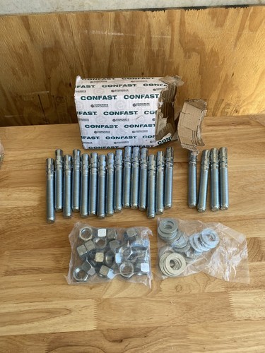 CONFAST 3/8 x 3-3/4 Stainless Steel Wedge Anchor set of 19 820274902776 ...