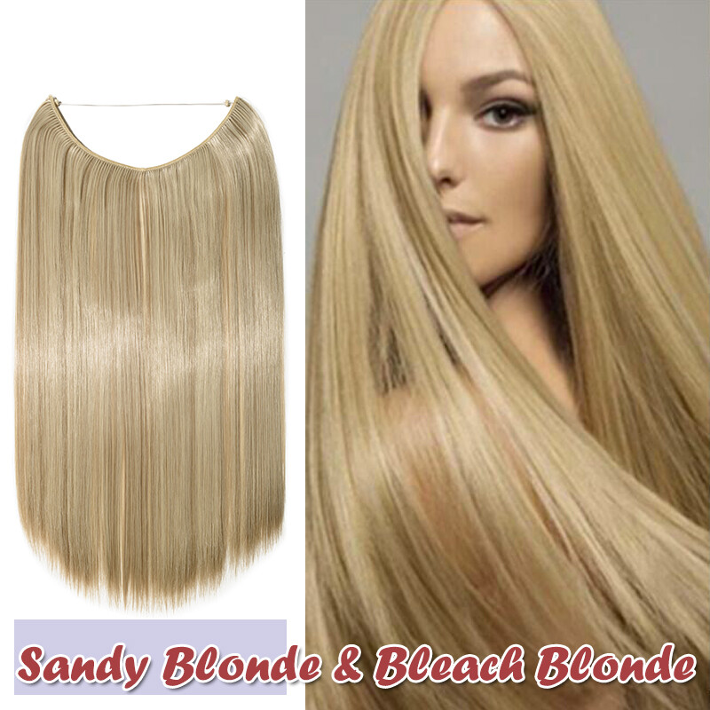 100% Natural As Human Thick Invisible Wire Softs Secret Wire In Hair ...