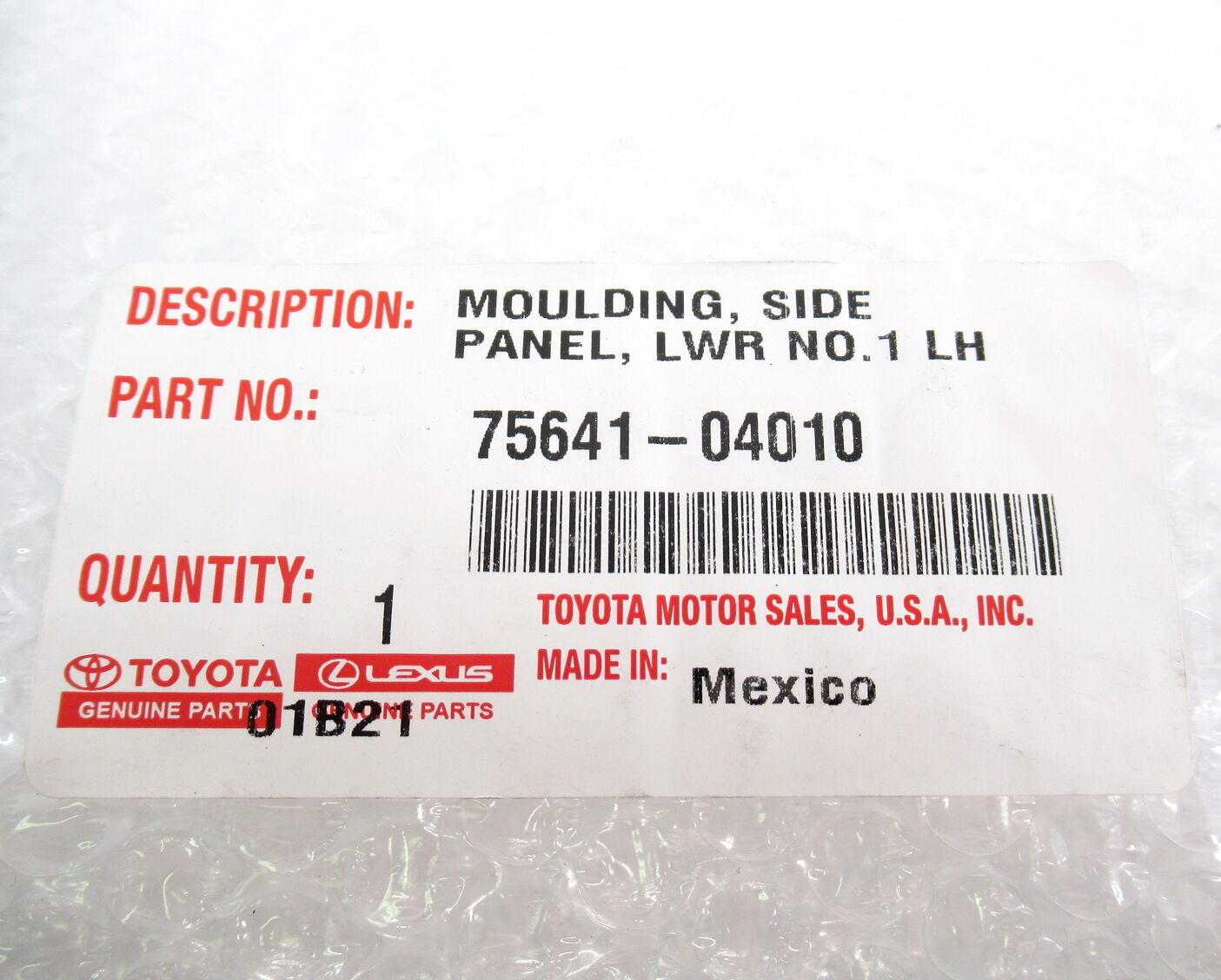 Genuine OEM Toyota 75641-04010 Driver LH Lower Molding 2005-2015 Tacoma ...