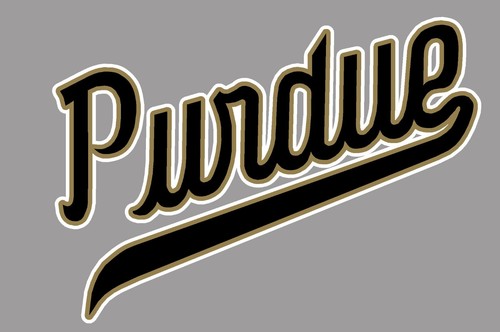 Purdue Boilermakers Decal Sticker - Purdue Script | eBay