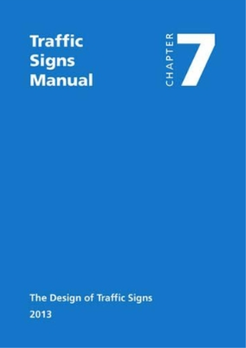 Traffic signs manual (Paperback) Traffic signs manual (UK IMPORT ...