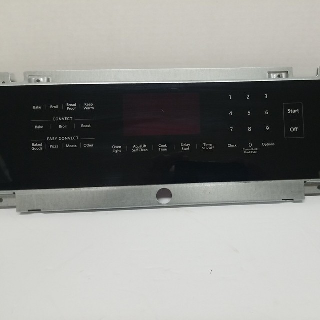 KitchenAid Range Oven Touchpad W10692150 STAINLESS BLACK REAR SHELF for ...