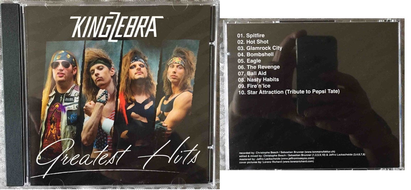 KING ZEBRA "Greatest Hits" Motley Crue Cinderella Kidd Wikkid Kiss Cd ...