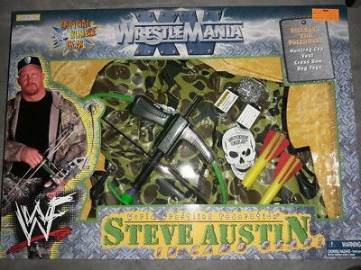 Steve Austin WWF Official Rumble Gear Costume Set WWE Cosplay Vintage ...