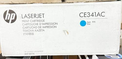 Genuine HP 651A CE341A CE341AC Cyan Toner OPEN BOX sealed bag Never ...
