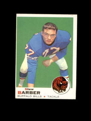 1969 Topps Football #242 Stew Barber STARX 4.5 VG/EX+ (LS804077) | eBay