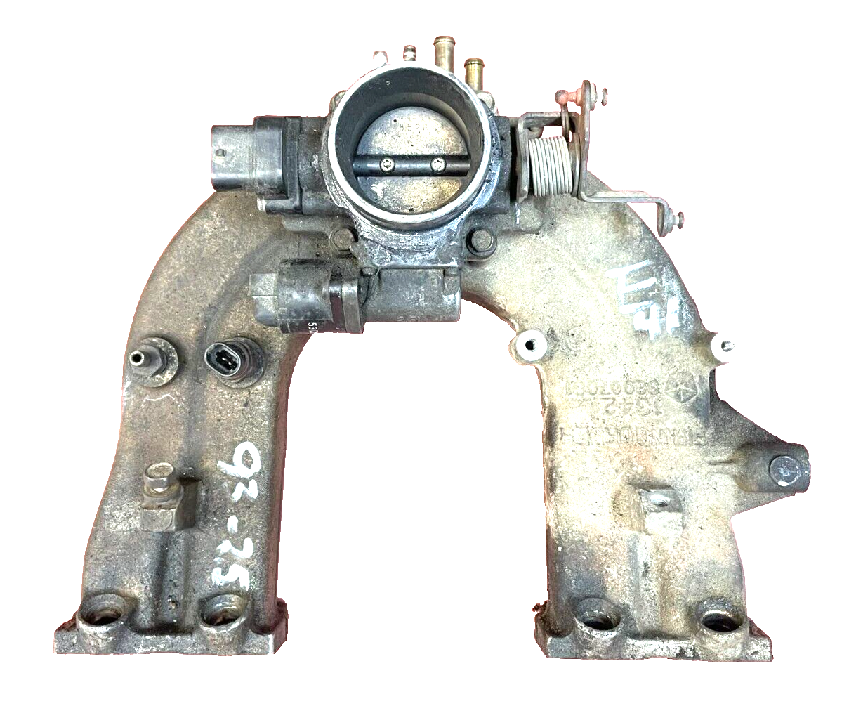 Jeep YJ 2.5 four cylinder intake manifold throttle body 92-95 Wrangler ...
