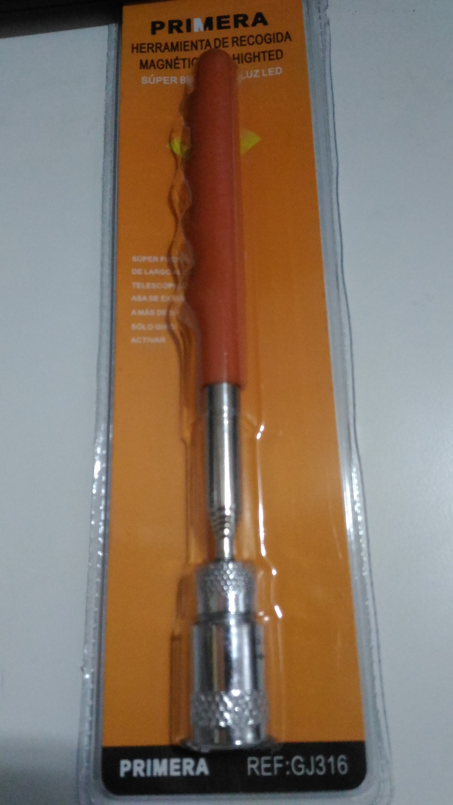 VARILLA CON IMAN PUNTA IMANTADA MAGNETICA TORNILLOS PINZA RECOGE TODO ...