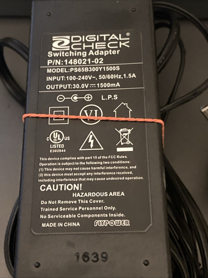 Digital Check TellerScan TS240 50DPM Check Scanner 153000-71 - Please ...