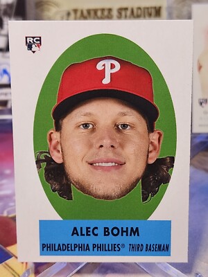 2021 Topps Archives #69PO-6- ALEC BOHM Peel Offs Rookie RC Card Insert ...
