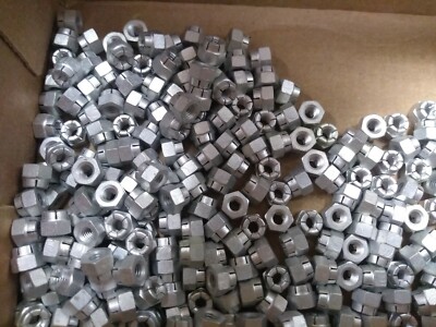 100PCS 4M X .07 ZINC PLATED STEEL FULL HEIGHT FLEXLOC NUT 21MFA8M-407 ...