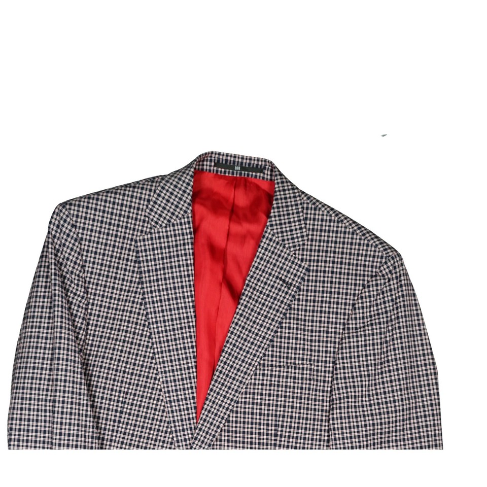 Sor SÖR Men's Checked Stretch Jacket Blazer Business Luxury 52 XL ...