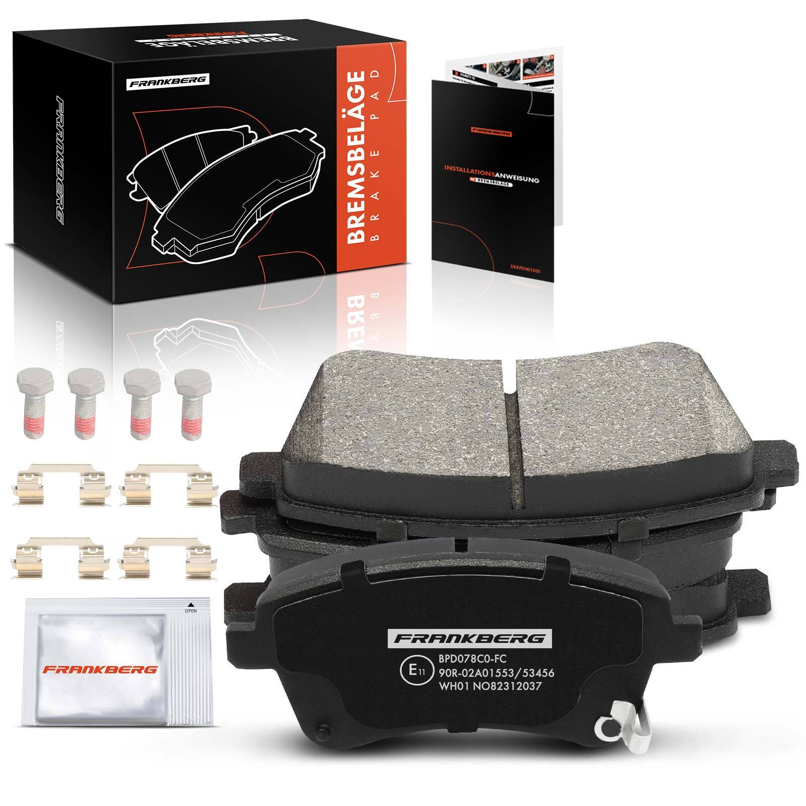 A-Premium Front Brake Pads Set for Kia Venga YN 2010-2023 1.4 1.6 ...