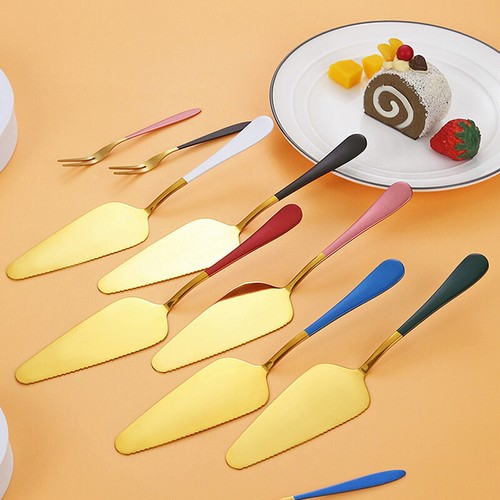 Colorful Stainless Steel Serrated Edge Cake Cutter Pie Pizza Shovel ...