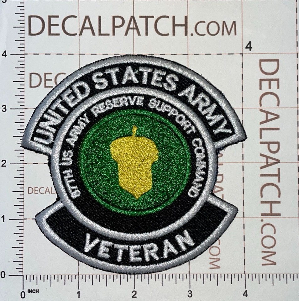 US Army 87th US Army Reserve Support Command Veteran Patch Iron-On Repro B275 | eBay