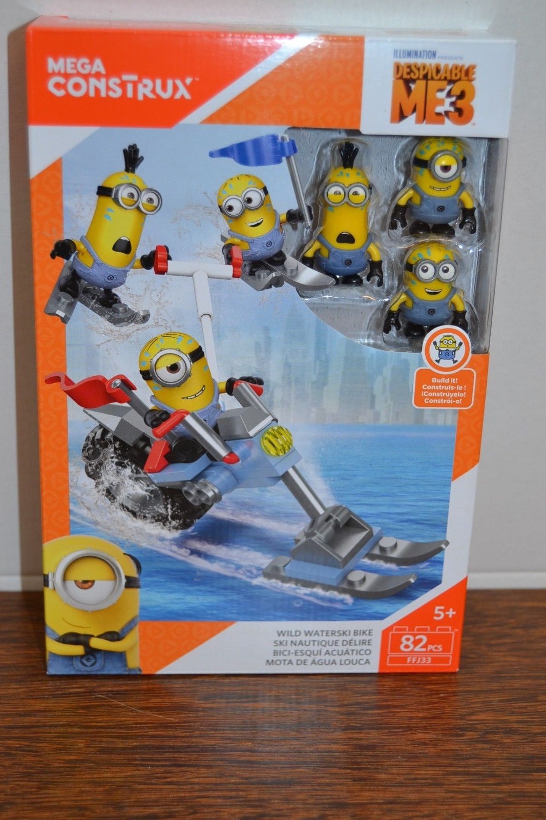 Mega Construx Minions Despicable Me 3 Wild Waterski Bike FFJ33 | eBay