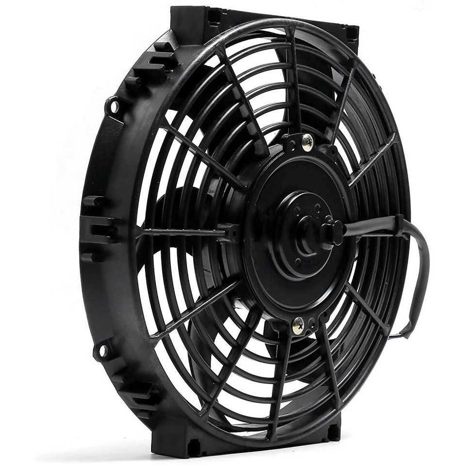 DUAL 10-11 INCH HUGE 130 WATT MOTOR 12V ELECTRIC RADIATOR COOLING FANS ...