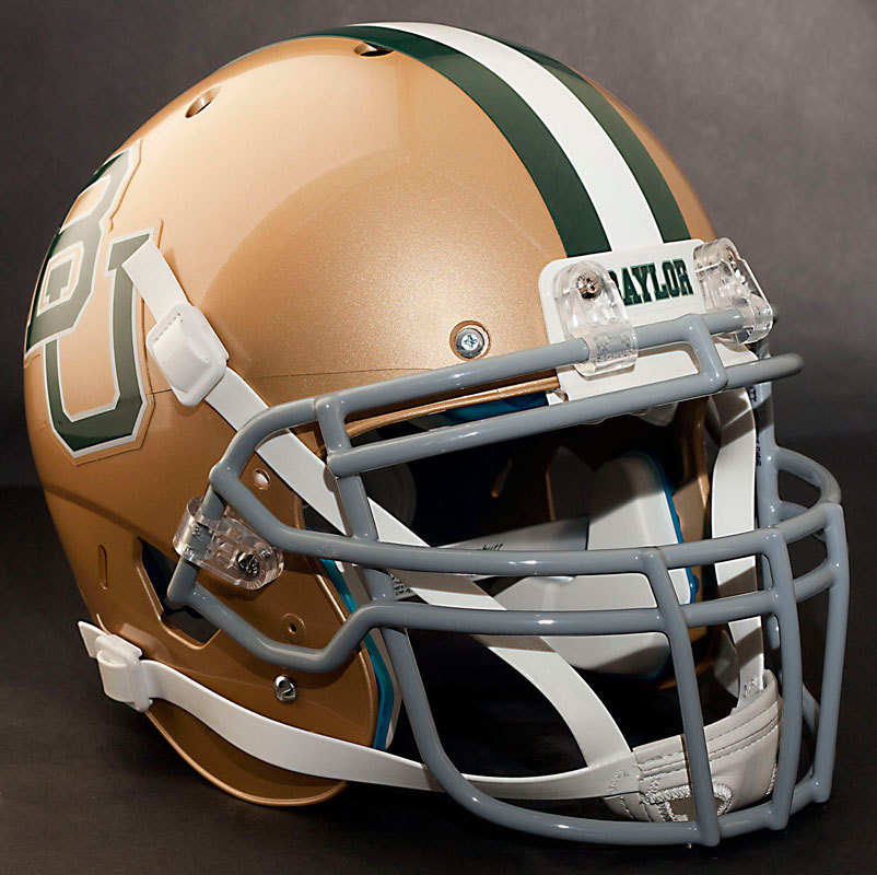 *CUSTOM* BAYLOR BEARS NCAA Schutt XP Authentic GAMEDAY Football Helmet ...