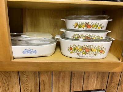 Vintage Pyrex set of 3 with lids | eBay