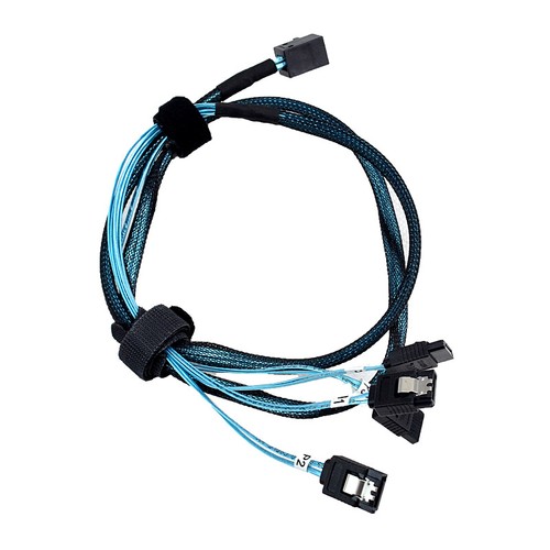 Yiwentec Cable Mini SAS HD SFF-8643 > 4 x SATA 100cm | eBay