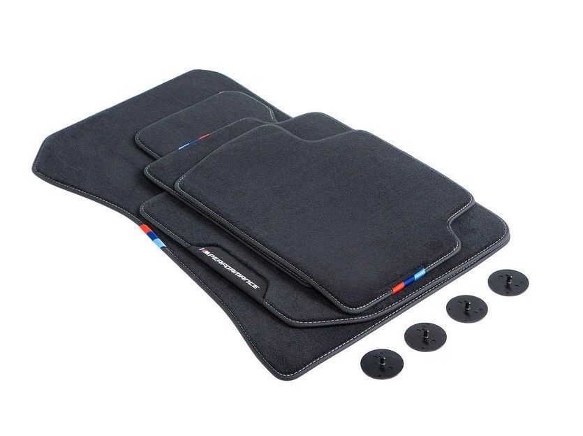 BMW GENUINE M Performance Floor Mats Set FRONT & REAR G42 2 Series G87 ...