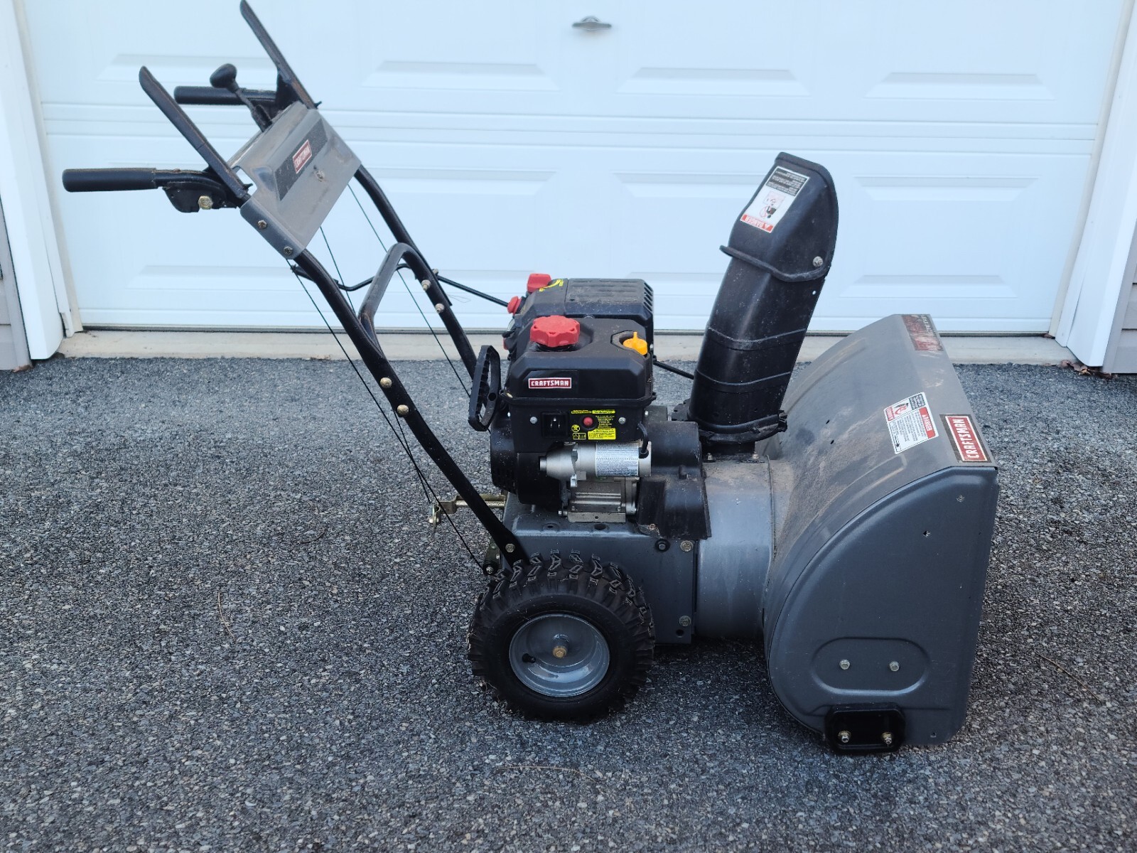Craftsman 24 Inch 2 Stage Snowblower. Electric Start, Self Propelled ...