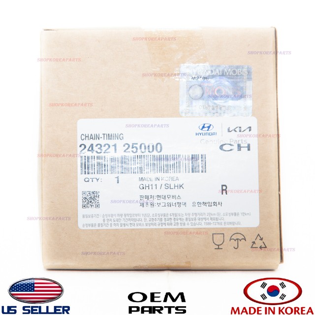 Genuine OEM Engine Timing Chain for Hyundai 2432125000 for sale online ...