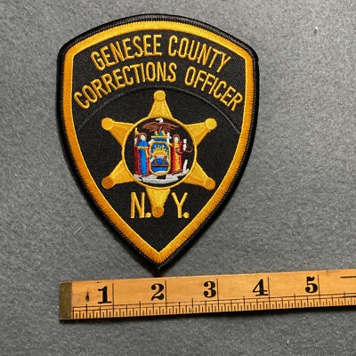 Genesee County NY Corrections Officer Patch H9.. | eBay