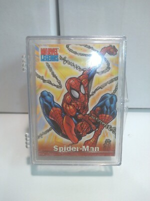 2001 MARVEL LEGENDS BASE 72 CARD SET VENOM SPIDER-MAN AVENGERS X-MEN ...
