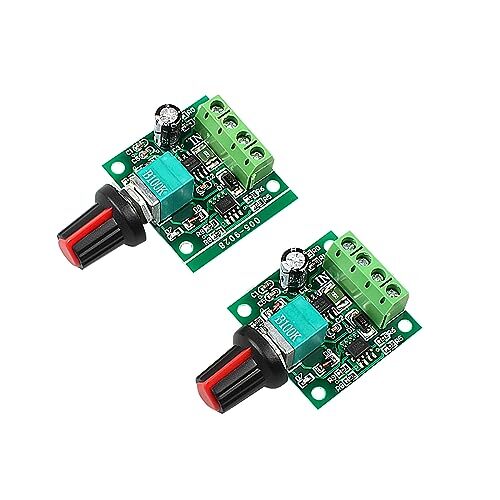 2Pack PWM Speed Controller Adjustable Driver Switch Low Voltage DC ...