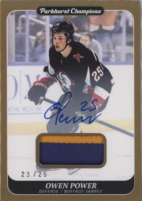 2023-24 Upper Deck Parkhurst Champions - Owen Power #8 Premium Relic ...